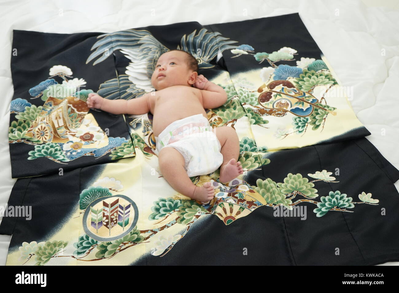 miyamairi is traditional celebration for baby in japan Stock Photo - Alamy