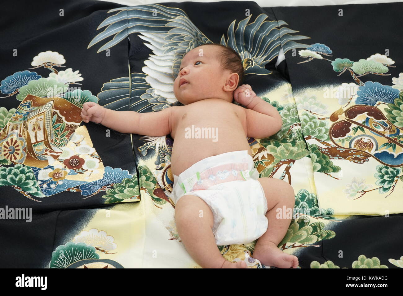 miyamairi is traditional celebration for baby in japan Stock Photo - Alamy