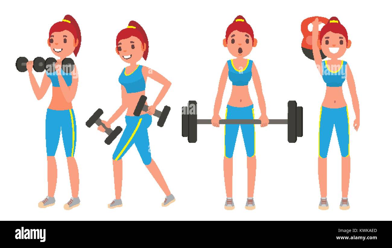 Fitness Girl Clip Art