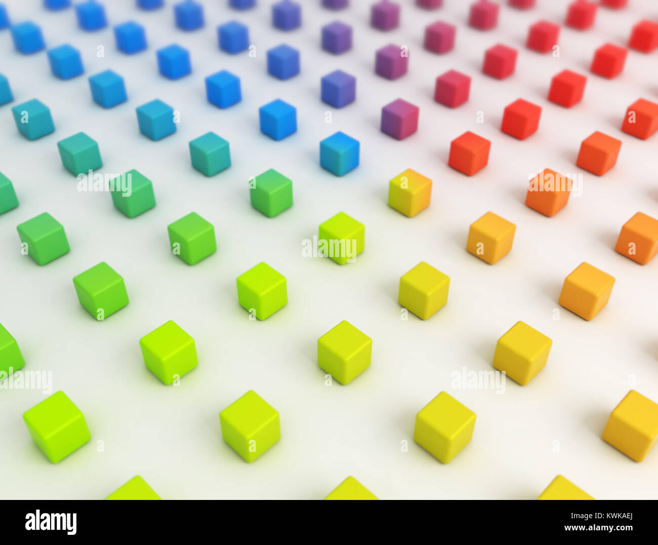 Multi color 3d cubes abstract design background Stock Photo - Alamy
