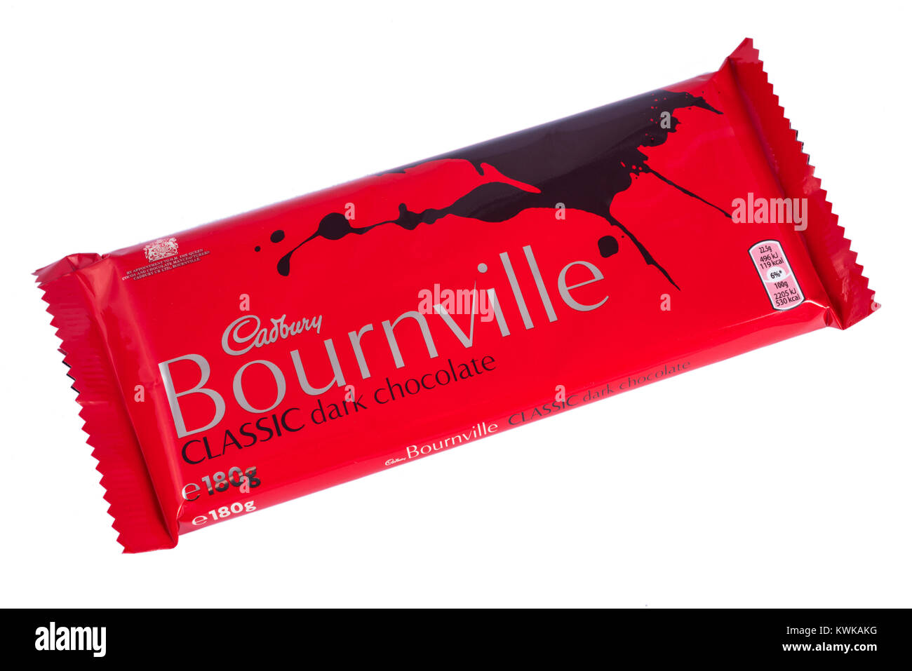 Cadbury bournville classic dark chocolate bar hi-res stock photography ...
