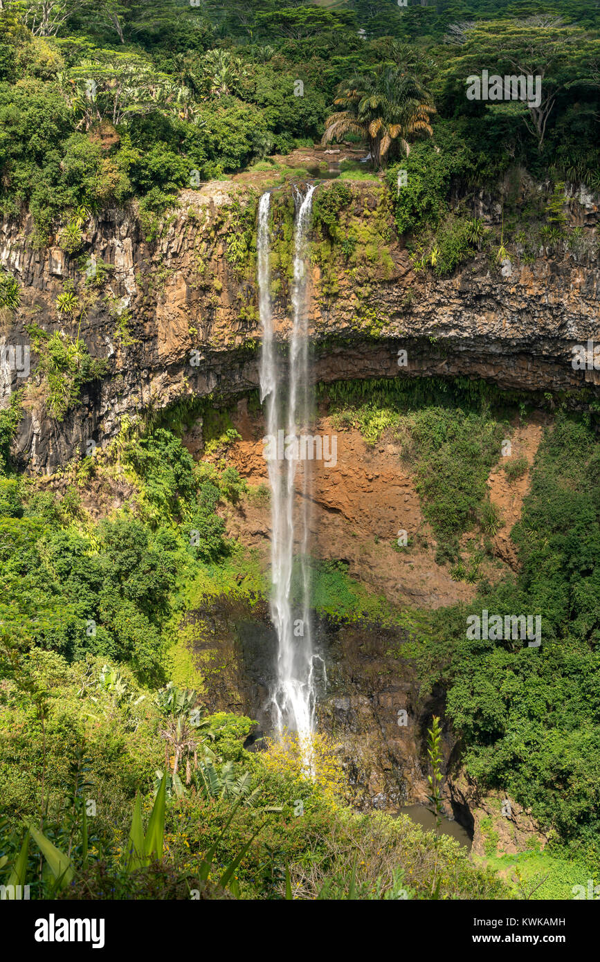 Wasserfall bei Chamarel, Black River, Mauritius, Afrika, | Chamarel ...