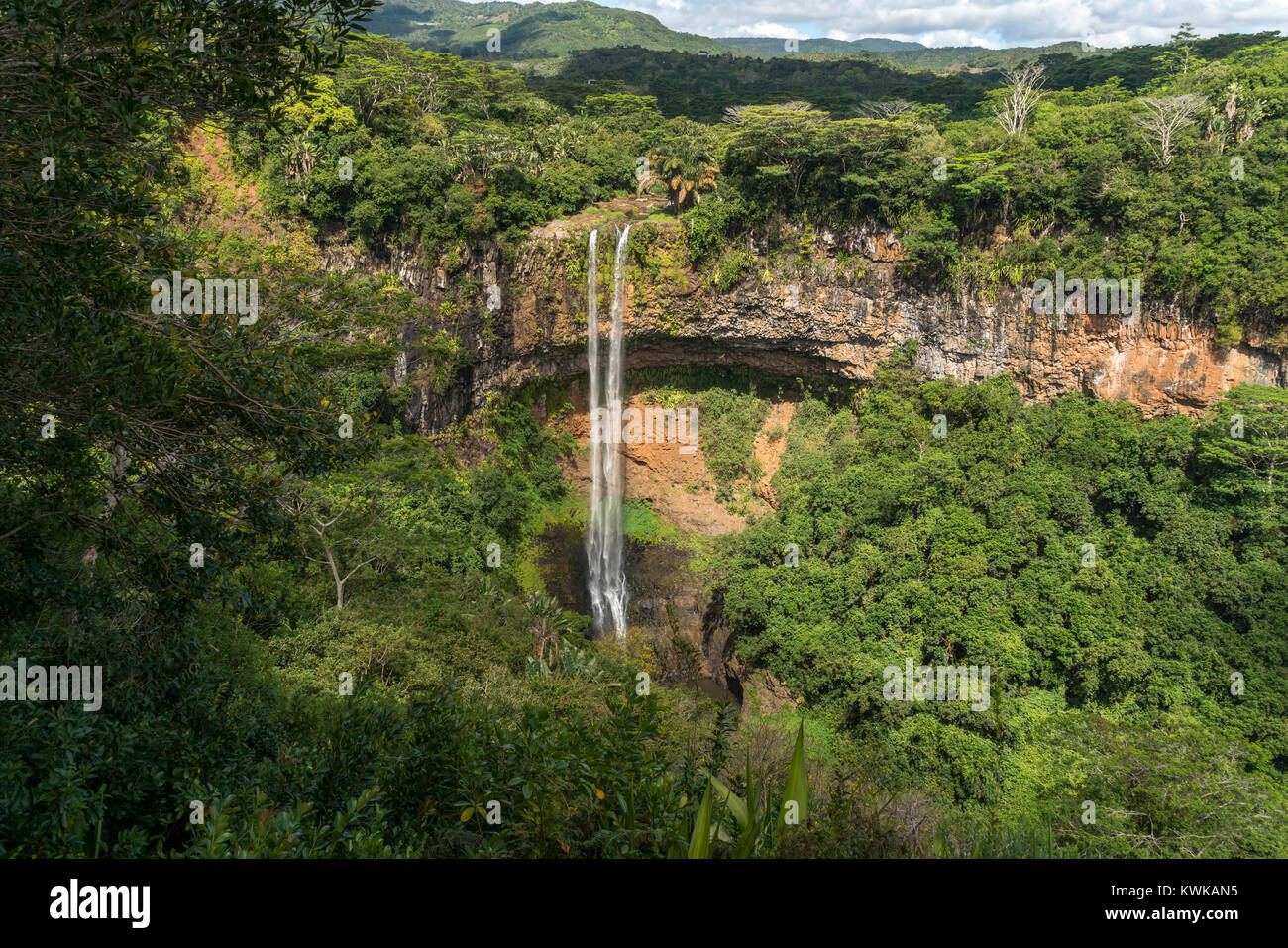 Wasserfall bei Chamarel, Black River, Mauritius, Afrika, | Chamarel ...