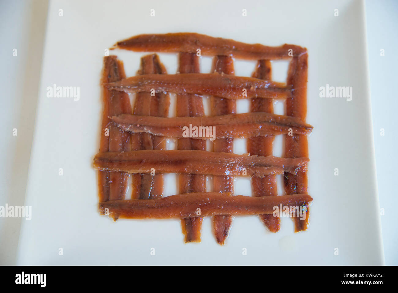 Anchovy fillets oily fish hi-res stock photography and images - Alamy