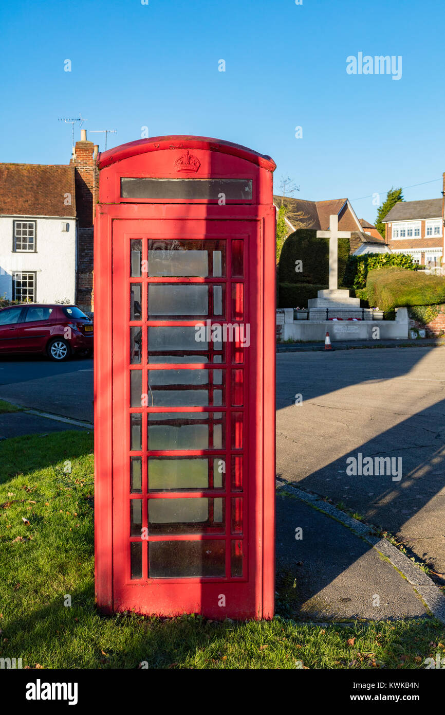 Village phone box hi-res stock photography and images - Alamy