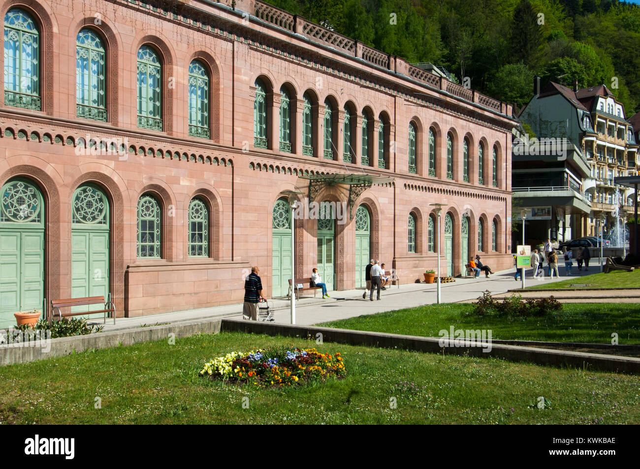 BRD, Baden-Württemberg, Bad Wildbad im nördlichen Schwarzwald, Palais ...