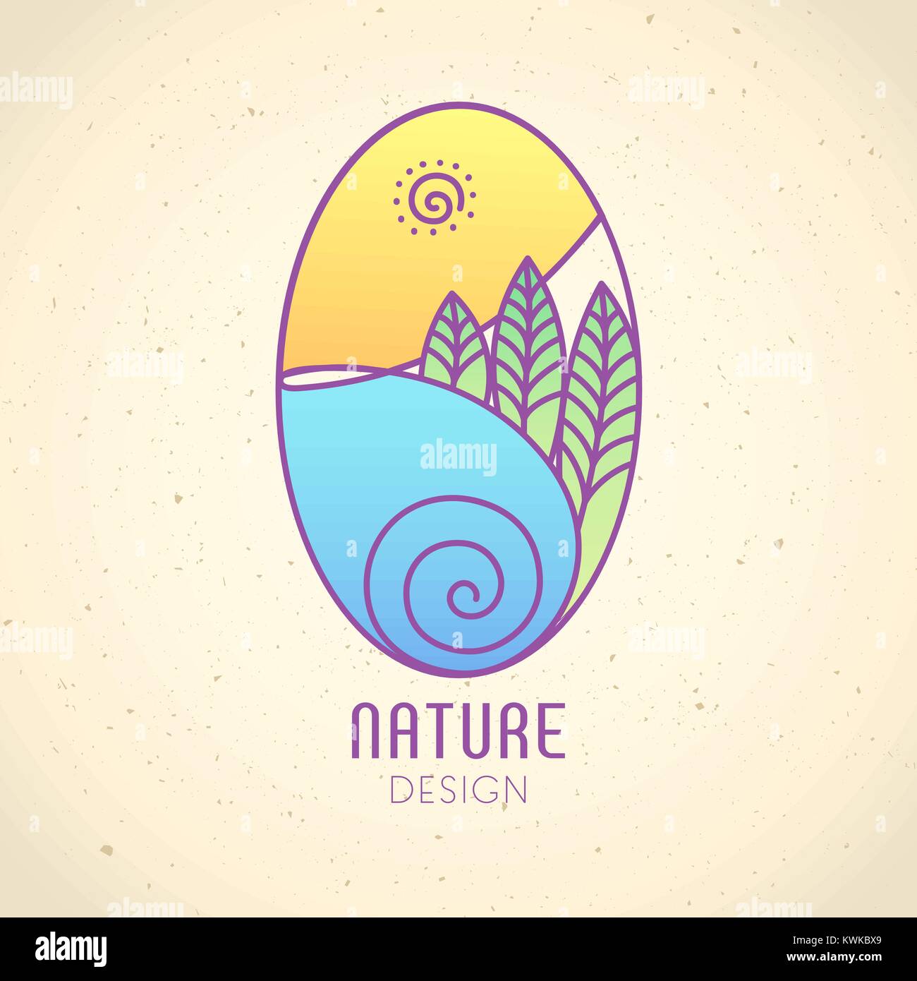 Yoga emblem hi-res stock photography and images - Alamy