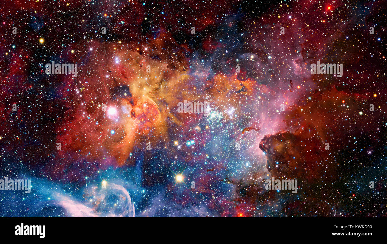 Nebula in deep space, glowing mysterious universe. Elements of this ...