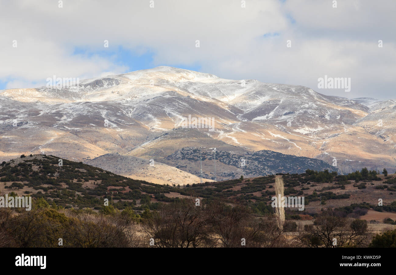 Taurus Mountains. Snow capped Taurus mountain tops are pictured in ...