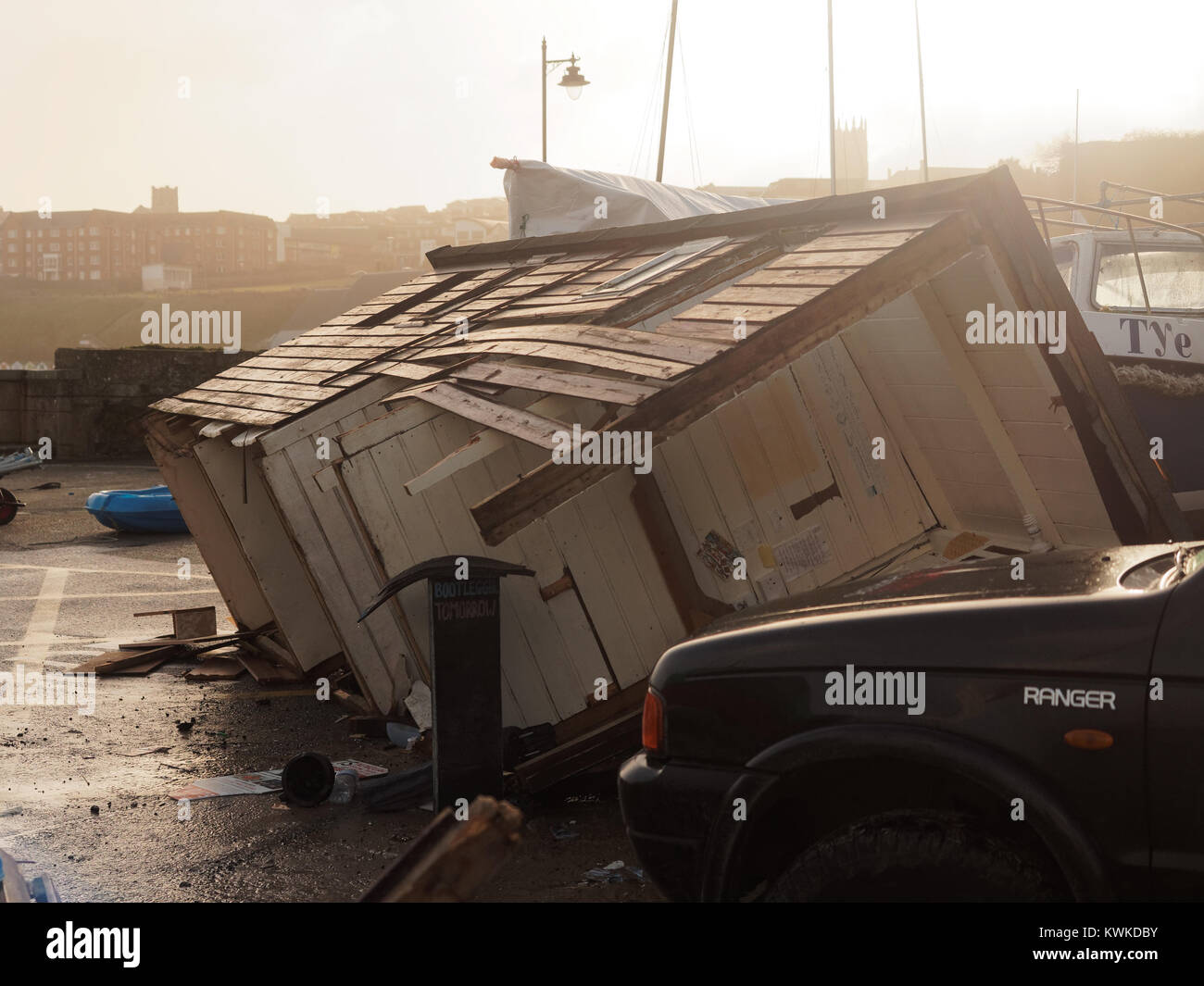 Eleanor Storm Newquay Harbour damage Stock Photo - Alamy Eleanor Storm Newquay Harbour damage Stock Photo - Alamy