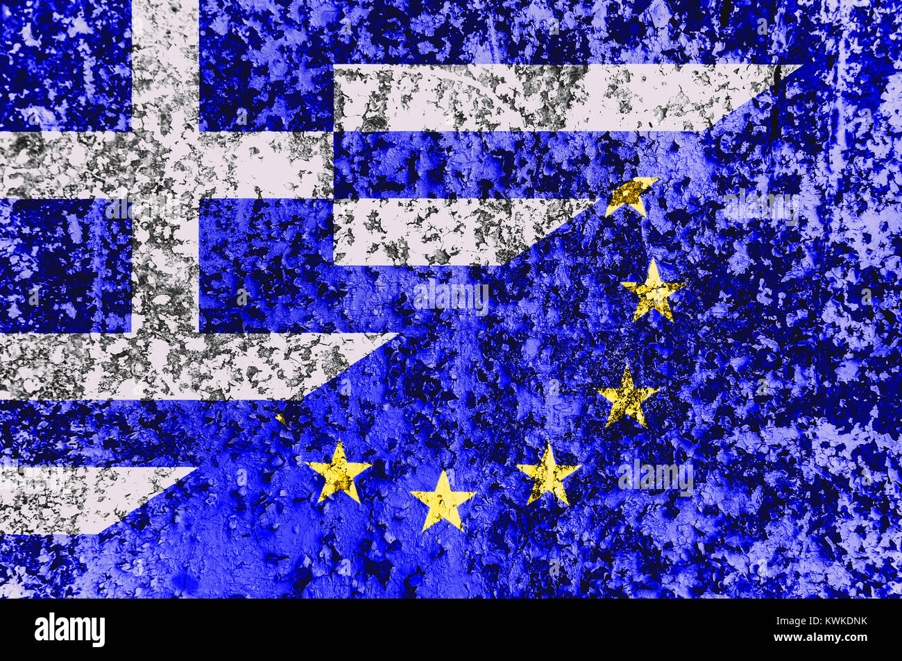 Protest greece eu flag hi-res stock photography and images - Alamy