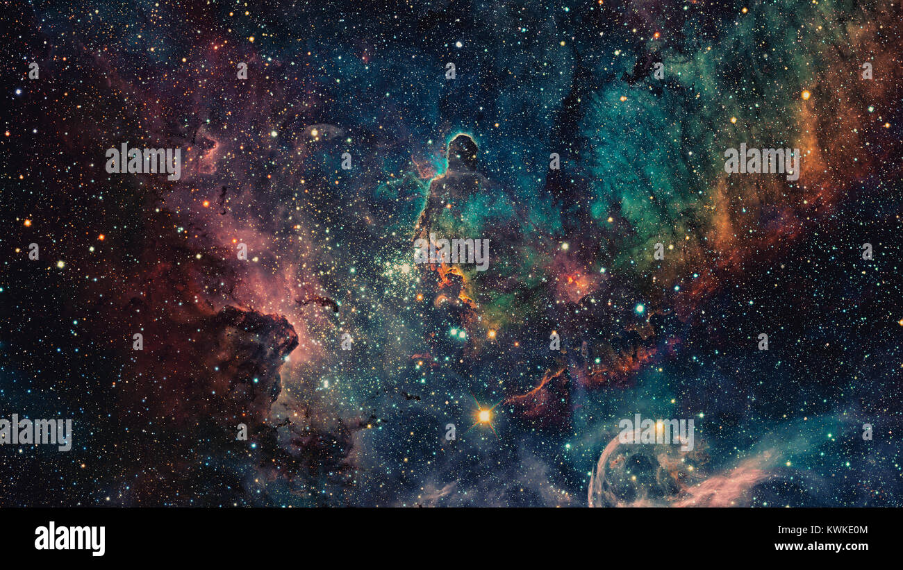 Colorful deep space. Universe concept background. Elements of this ...