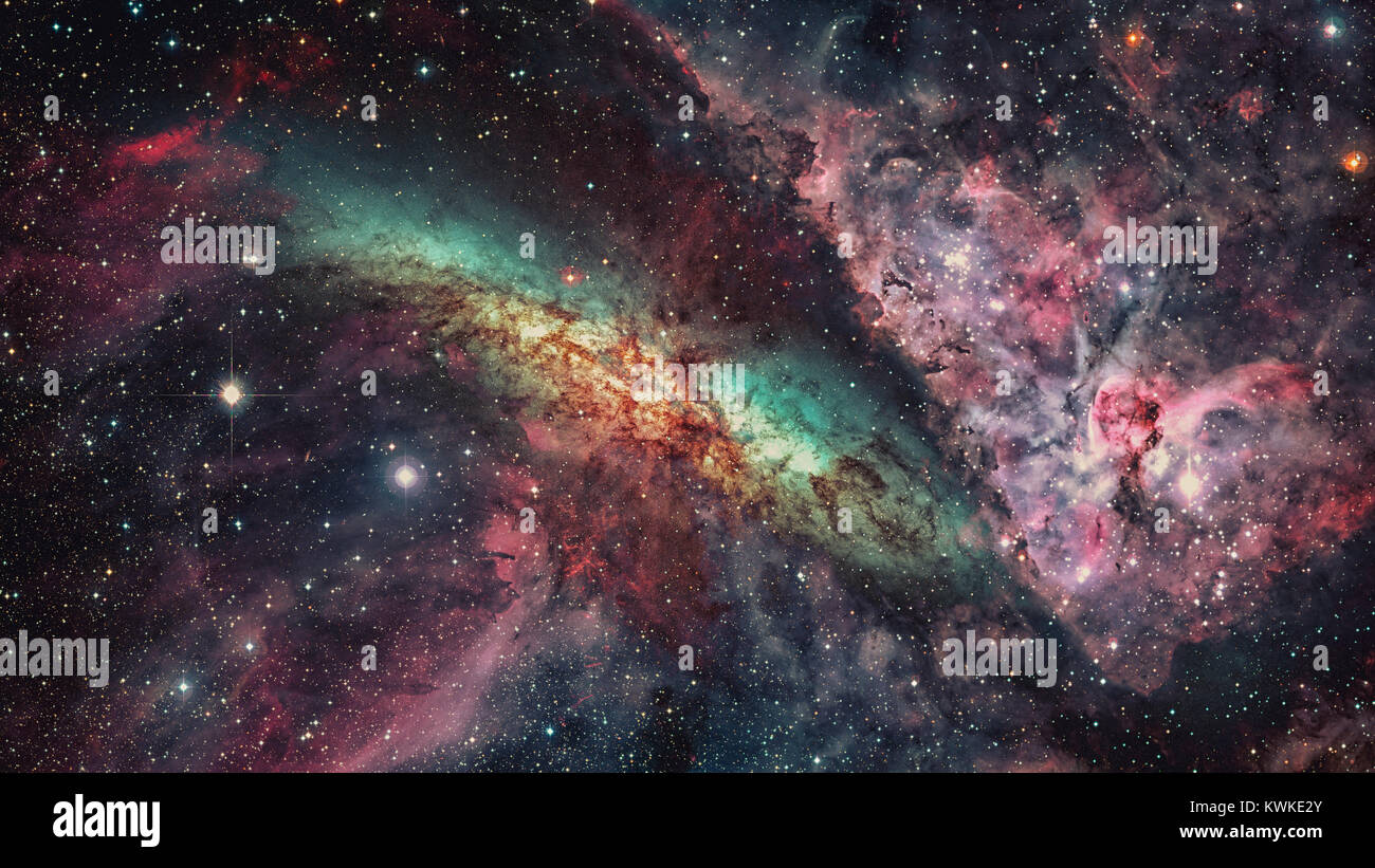 Shiny stars and galaxy space. Night sky background. Elements of this ...