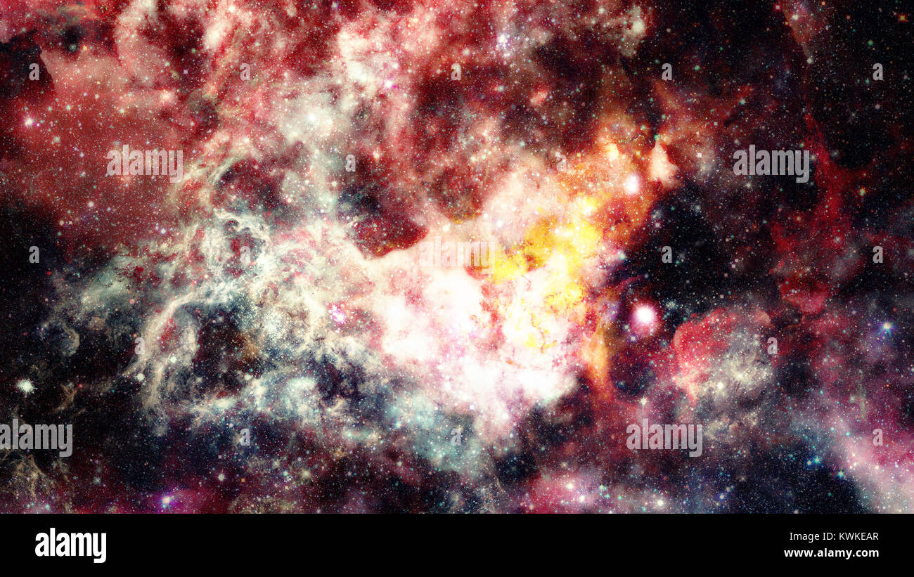 Cosmic clouds of mist on bright colorful backgrounds. Elements of this ...
