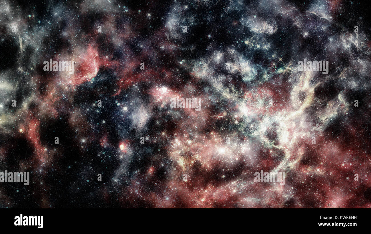 Cosmic clouds of mist on bright colorful backgrounds. Elements of this ...