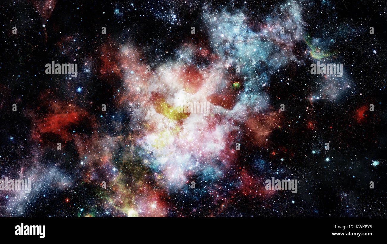 Shiny stars and galaxy space. Night sky background. Elements of this ...
