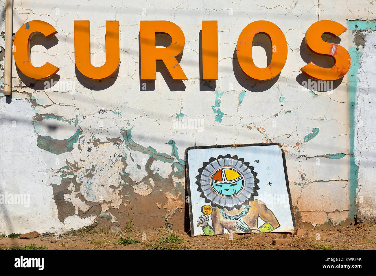 Curios sign, Route 66, Holbrook, AZ, USA Stock Photo - Alamy
