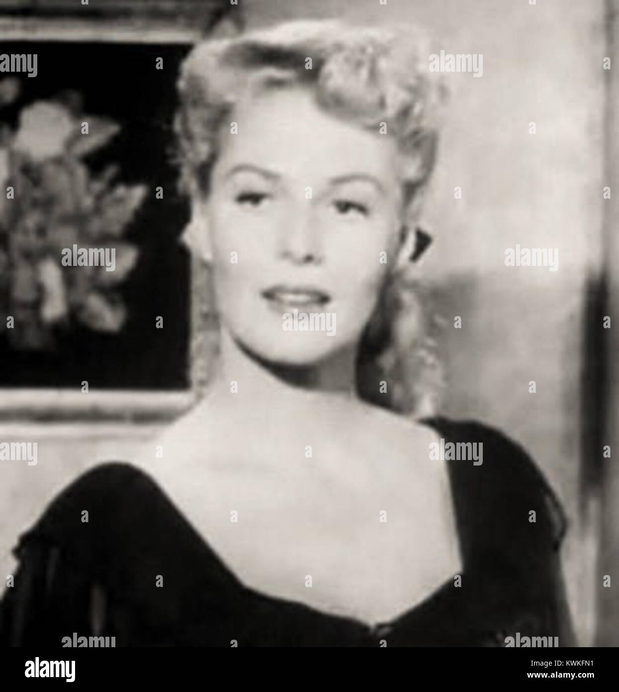 Janis Carter in My Forbidden Past trailer (2 Stock Photo - Alamy