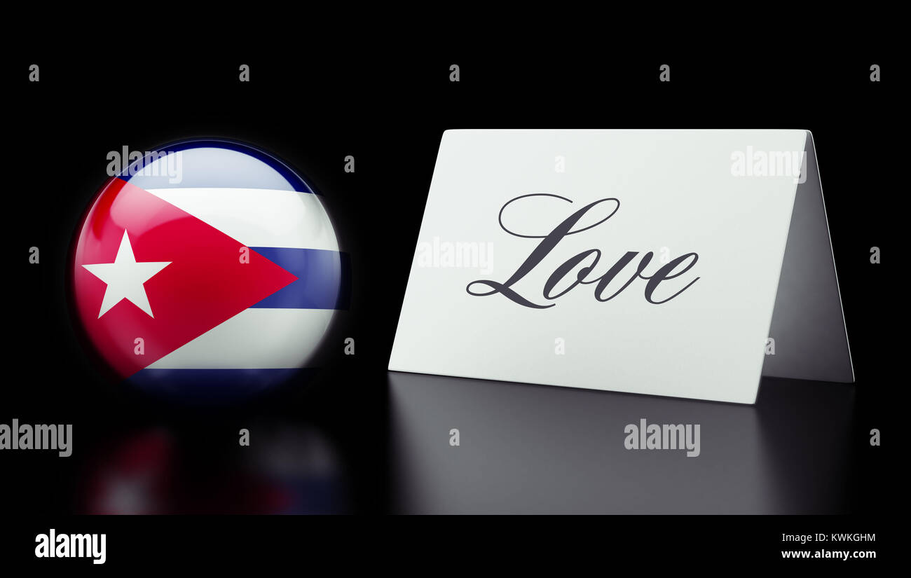 Cuba High Resolution Love Concept Stock Photo - Alamy