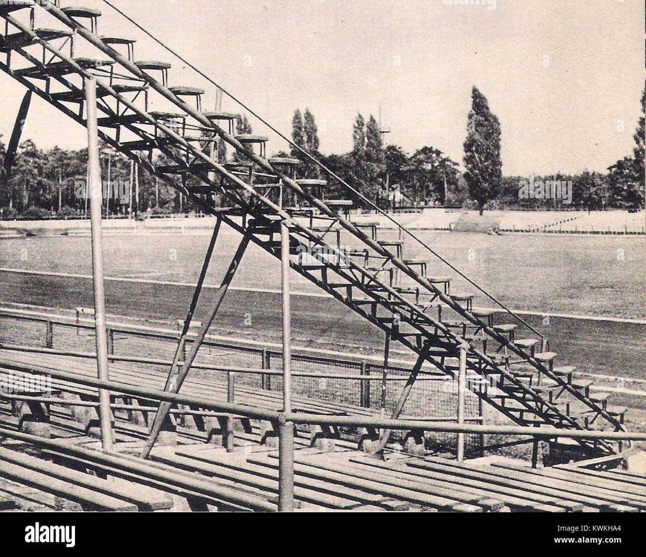 Zielona Góra MOSiR Stadium Stock Photo - Alamy