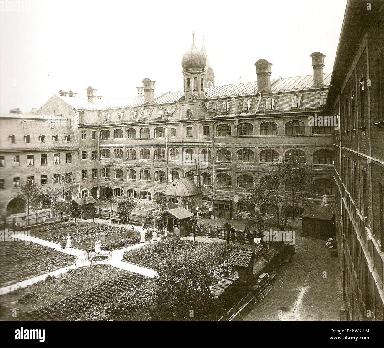 Josephspital in Munich, constructed circa 1910, is a historic hospital ...