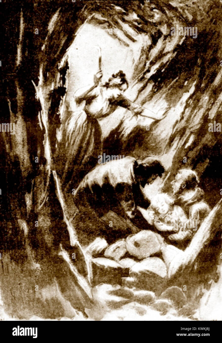 Illustration titled Second Fatherland by French artist George Roux ...
