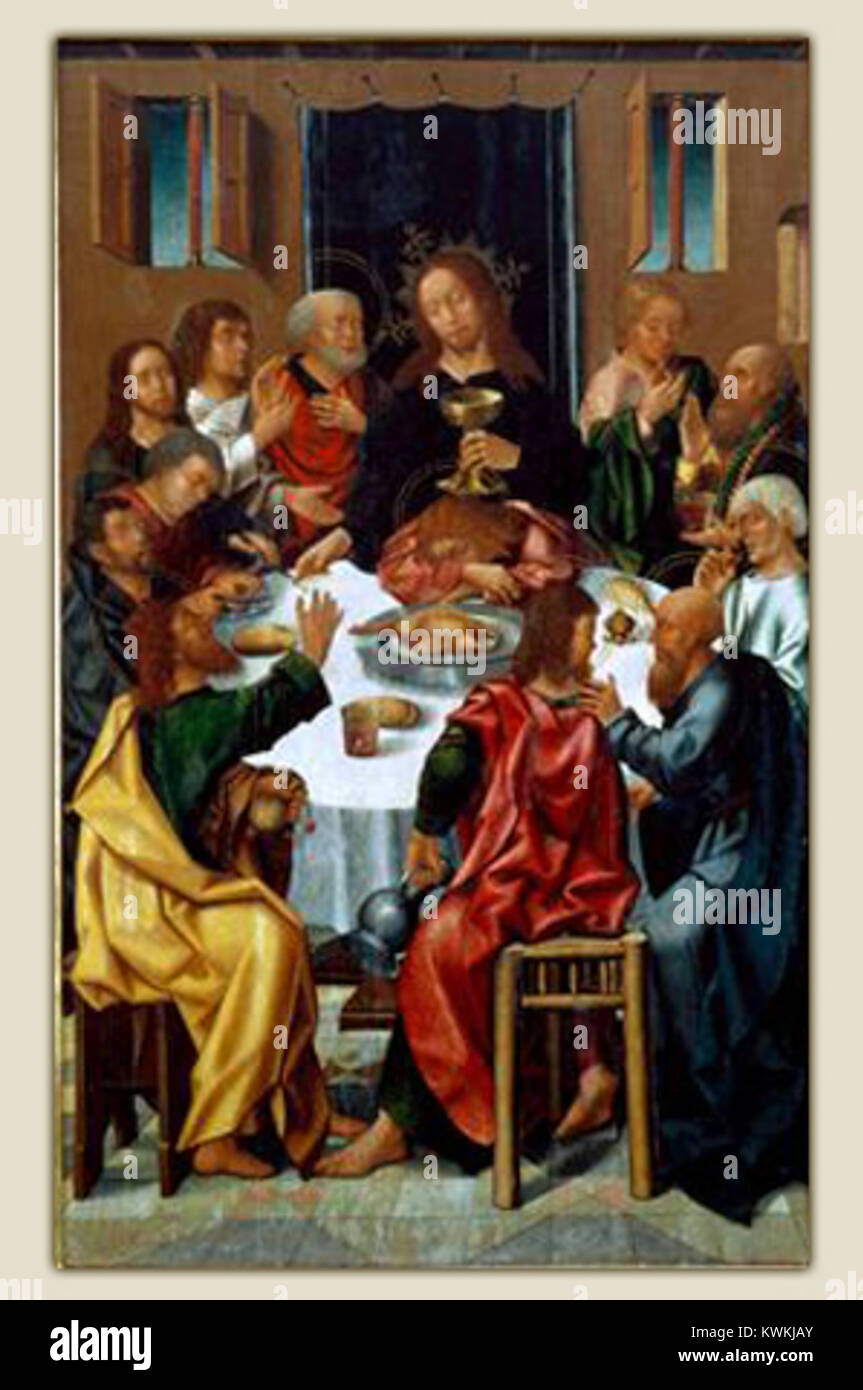 The 'Última Ceia' (Last Supper) is a polyptych located in the Capela ...