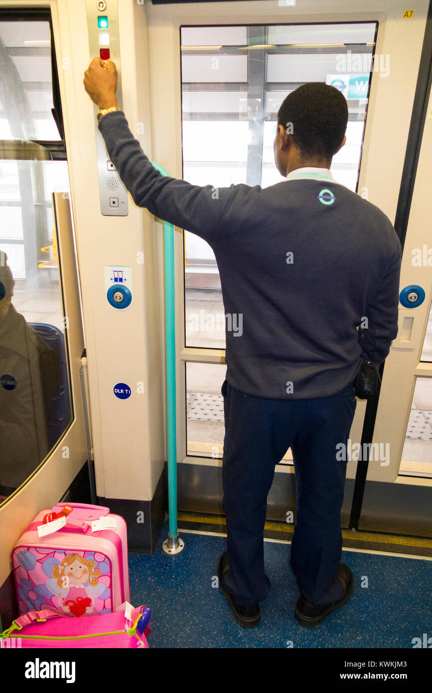 Train door button hi-res stock photography and images - Alamy