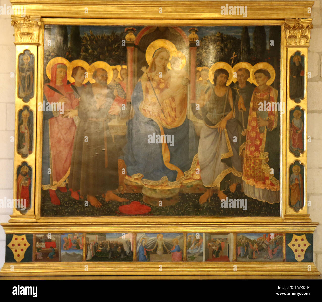 The 'Retable de Saint Jérôme' by Zanobi Strozzi, an Italian Renaissance ...