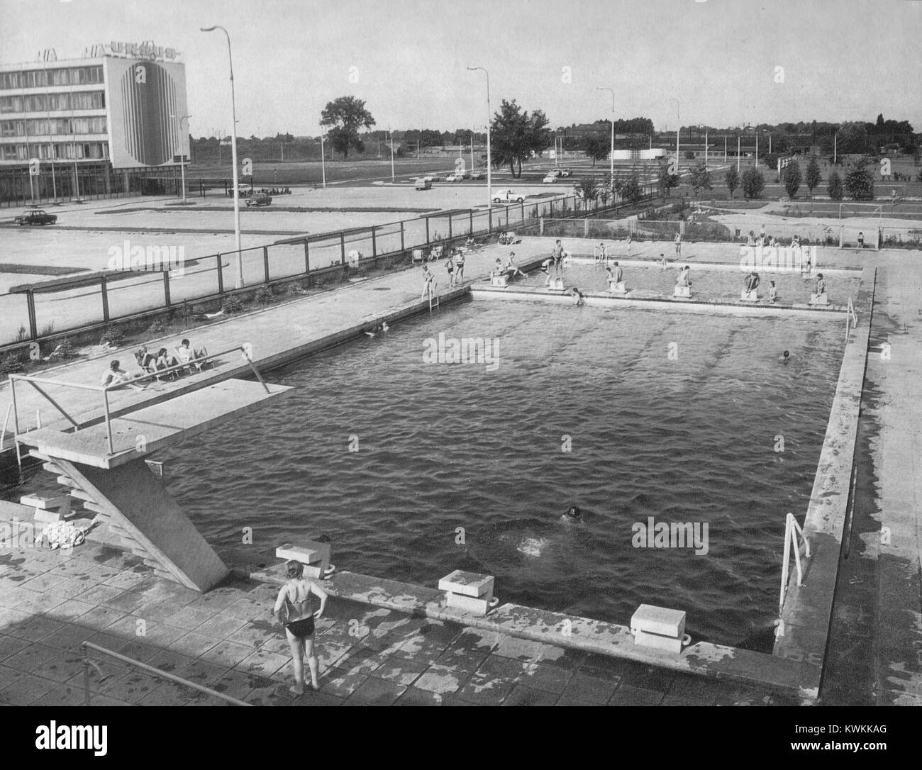 1970s public swimming pool hi-res stock photography and images - Alamy