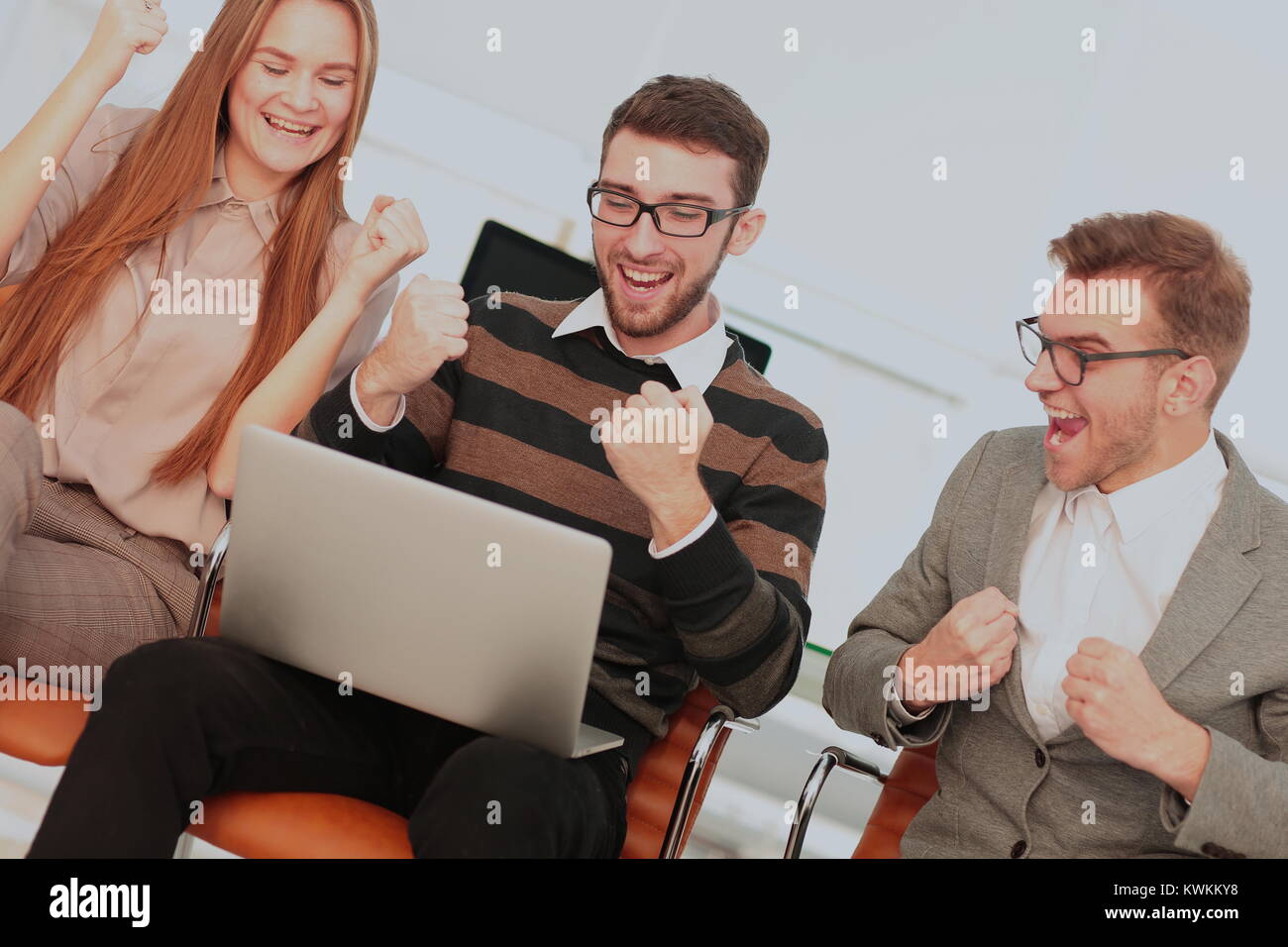 Successful business team finished great job Stock Photo - Alamy