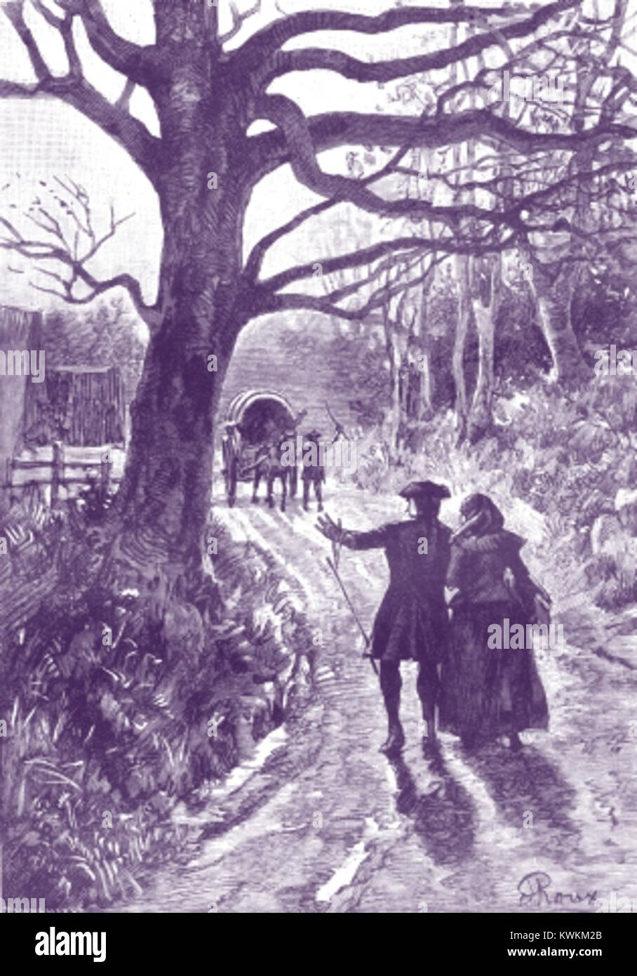 An illustration by Georges Roux for Jules Verne’s novel ''The Flight to ...