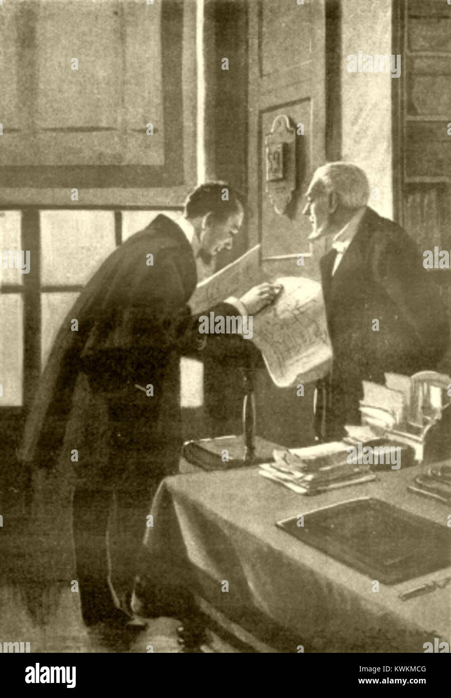 *The Golden Volcano*, an artwork by George Roux, features vivid ...