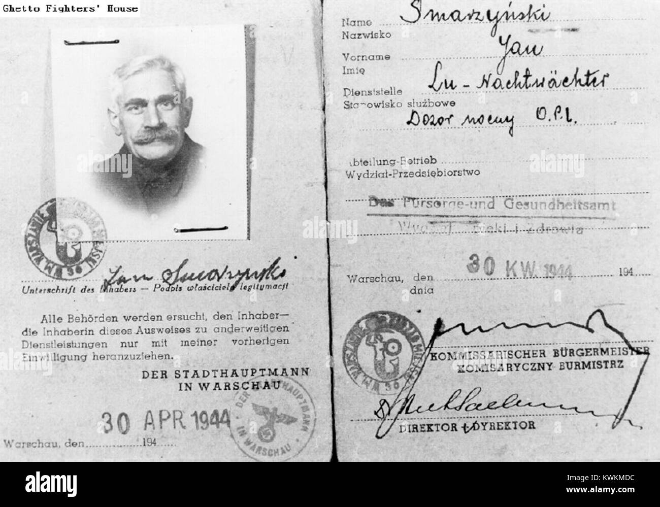 Kennkarte Black and White Stock Photos & Images - Alamy