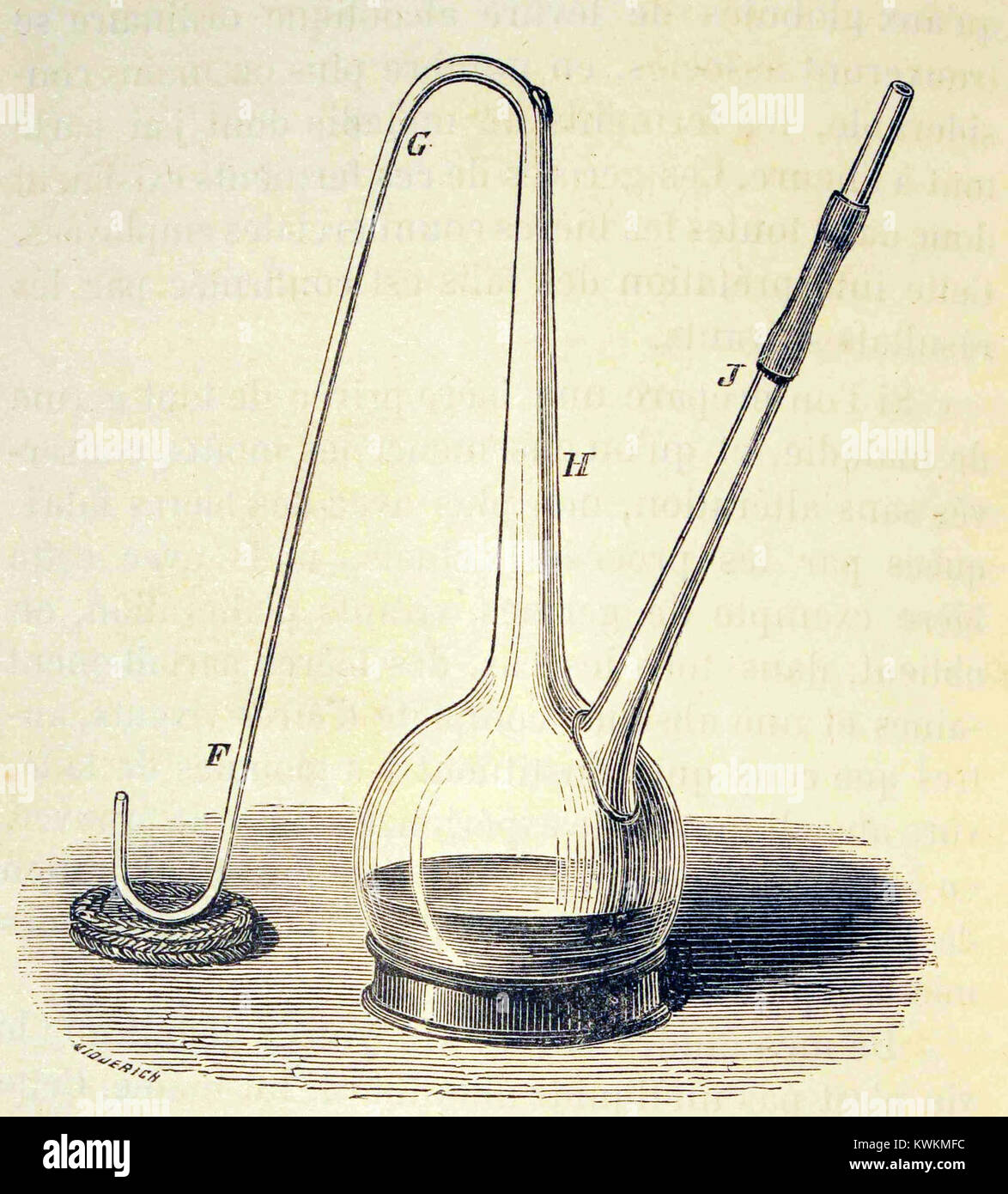 This refers to a description of the balloon with a winding tube used by ...