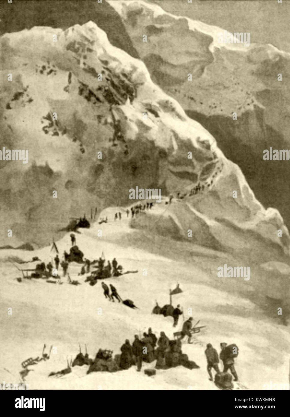 'The Golden Volcano,' by artist George Roux, depicts a powerful ...