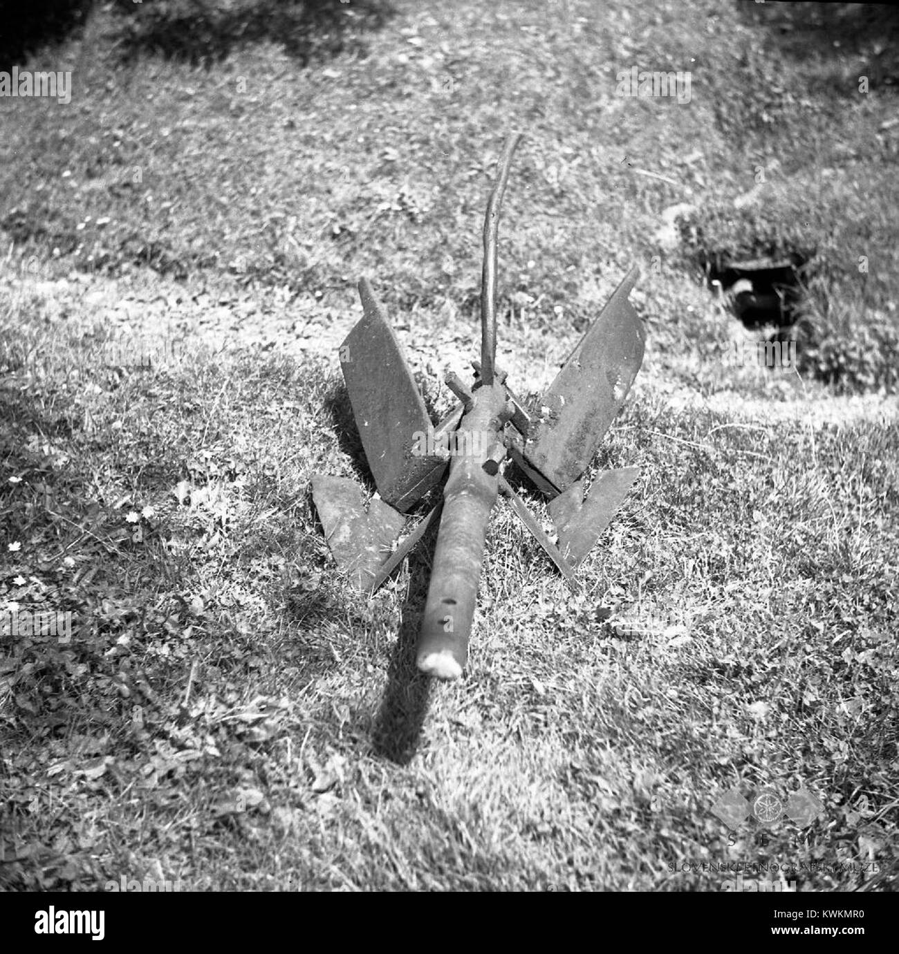 1950s farming machinery Black and White Stock Photos & Images - Alamy