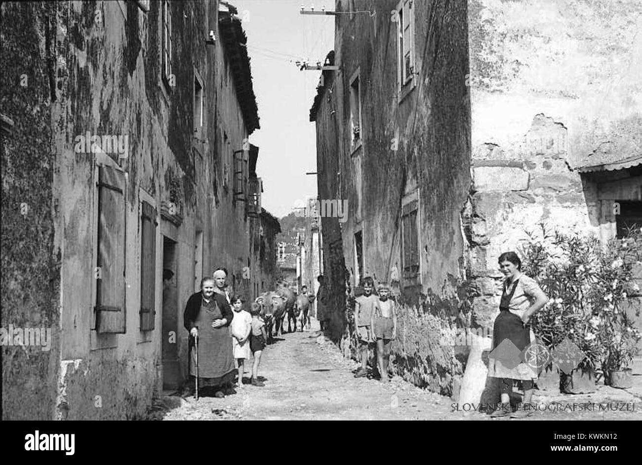 A historical image or artwork from 1958 titled 'Gasa' depicting ...