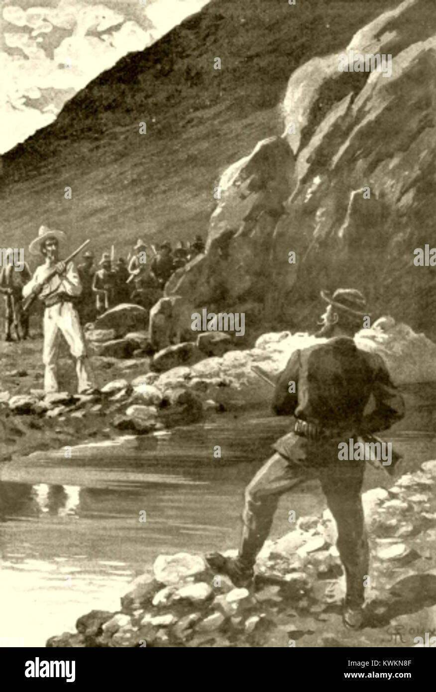 'The Golden Volcano' by George Roux 54 Stock Photo - Alamy