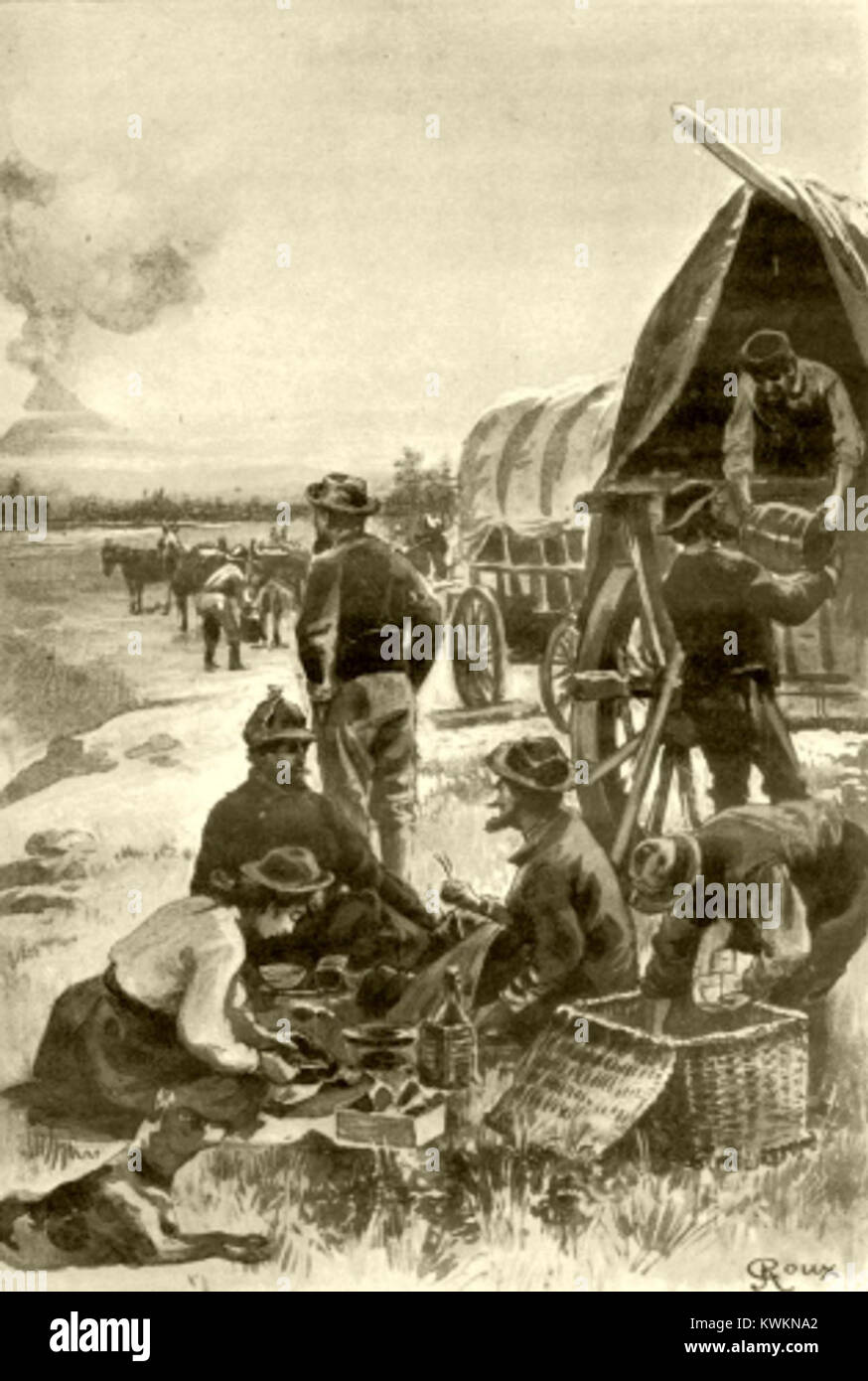 'The Golden Volcano,' a work by George Roux, created in 1958. The ...