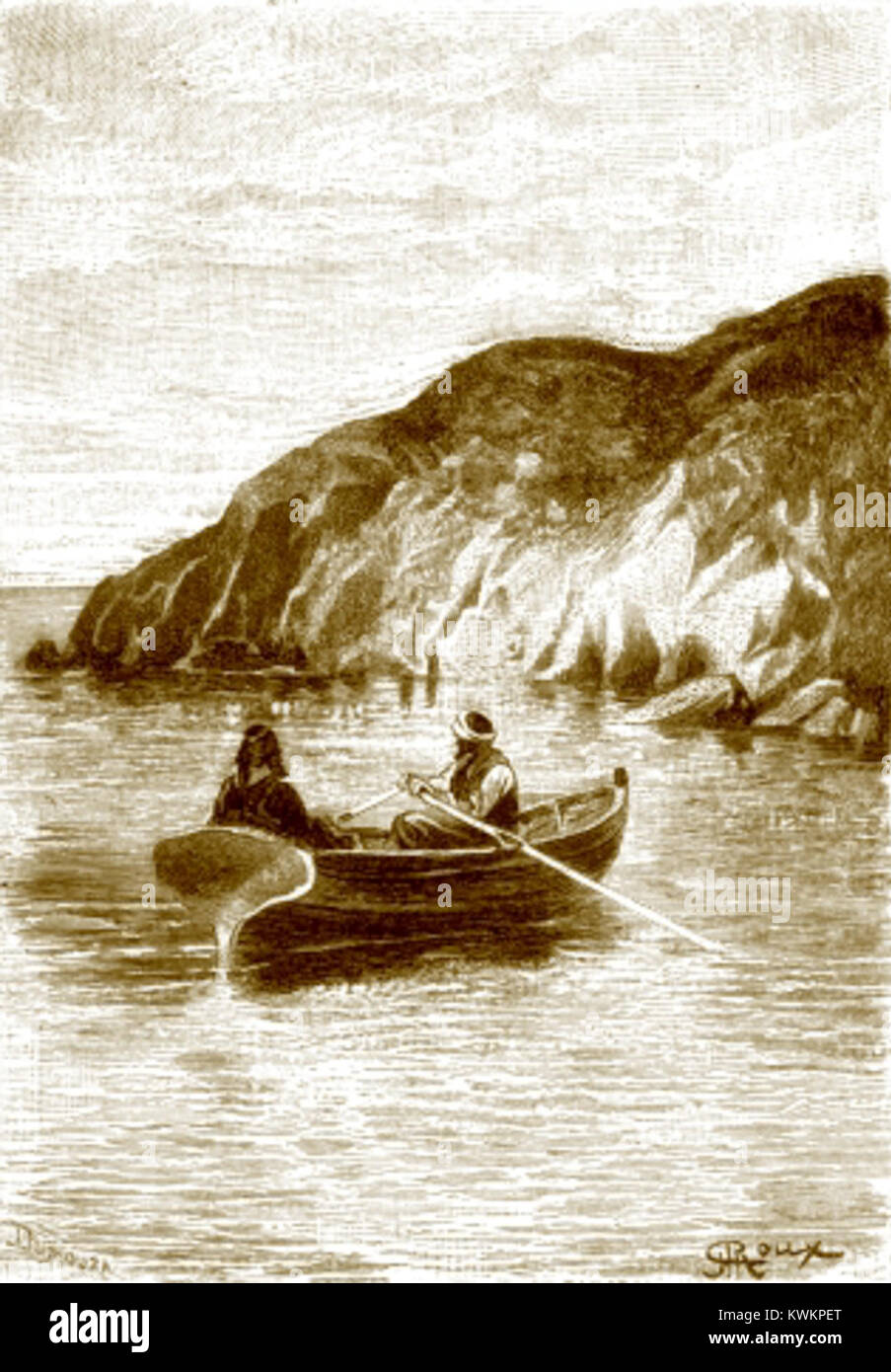 'The Wonderful Adventures of Captain Antifer' by George Roux 07 Stock ...