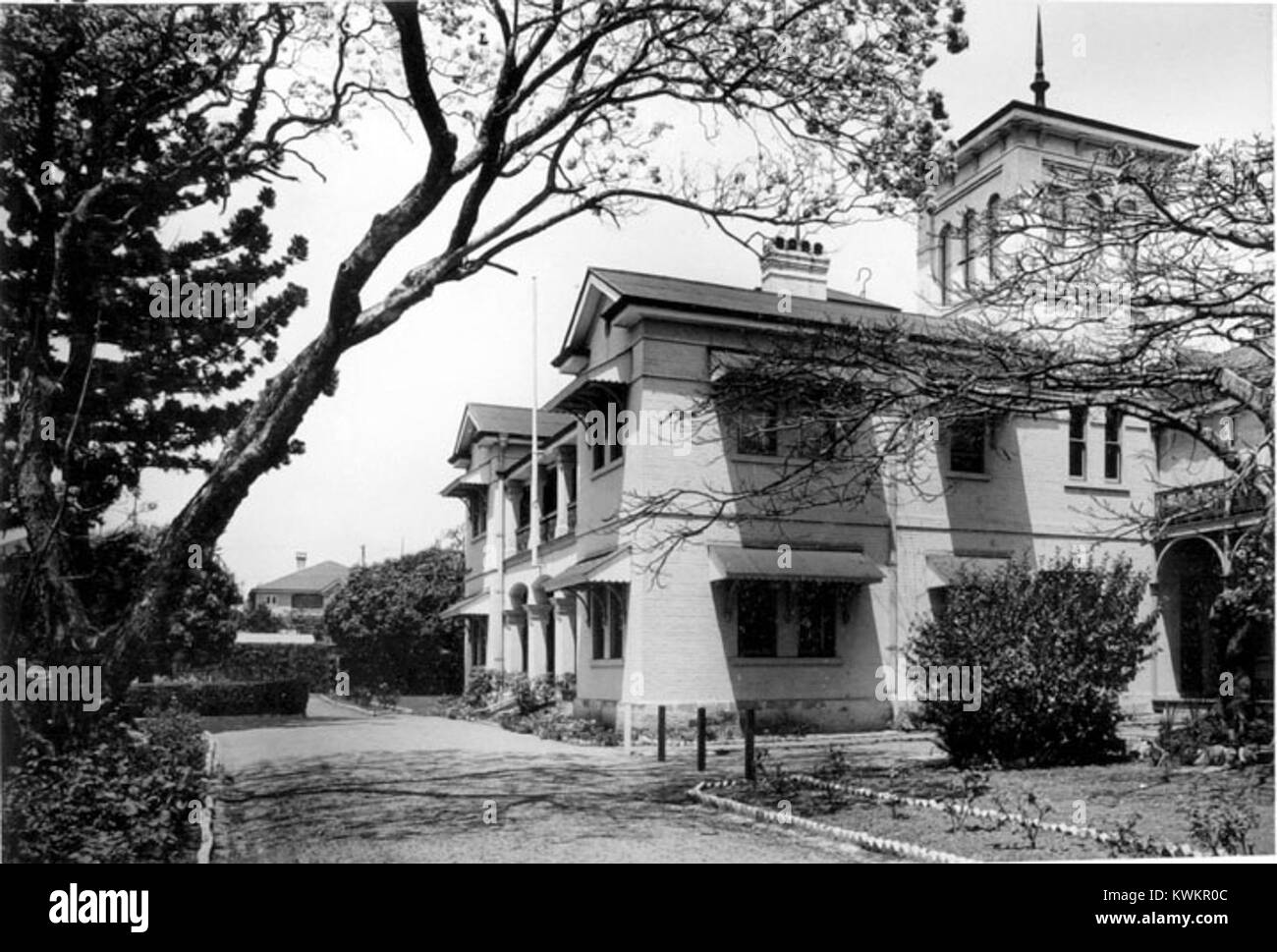 Photograph taken in September 1950 showing the Yungaba Immigration ...