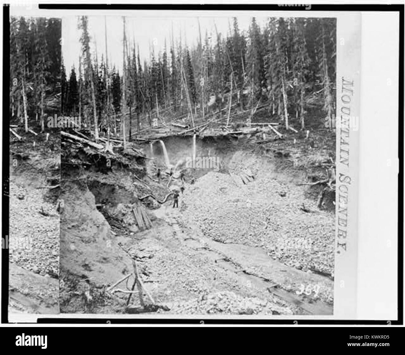 Gulch Mining Black and White Stock Photos & Images - Alamy