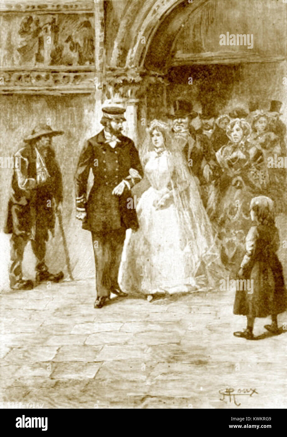 This illustration by George Roux depicts a scene from 'The Wonderful ...