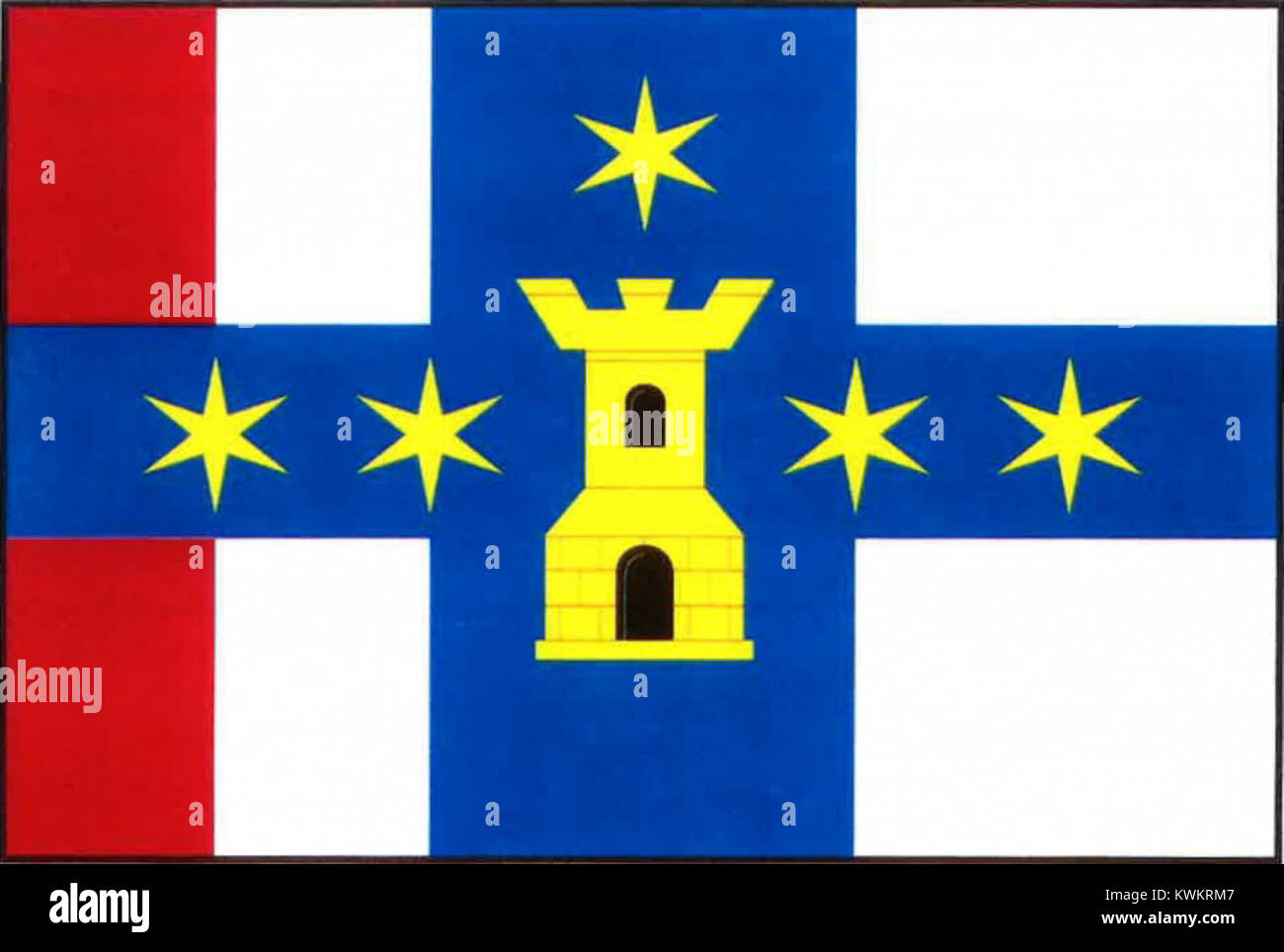 A flag representing netice PJ, likely associated with a specific ...