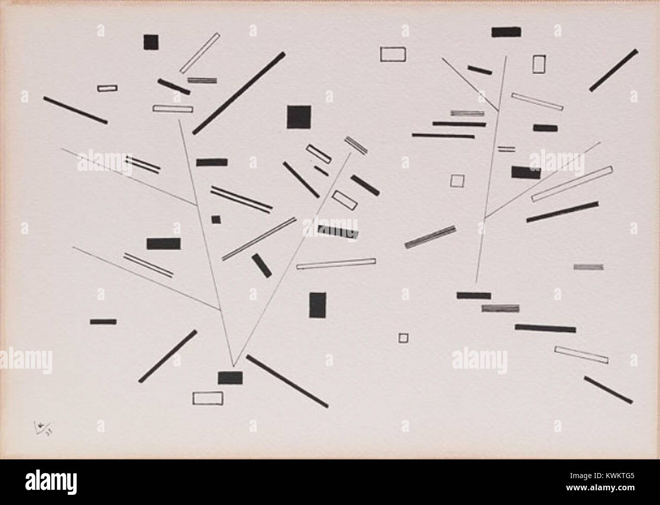 'Untitled' by Wassily Kandinsky, 1933, pen and ink, Mills College Art ...