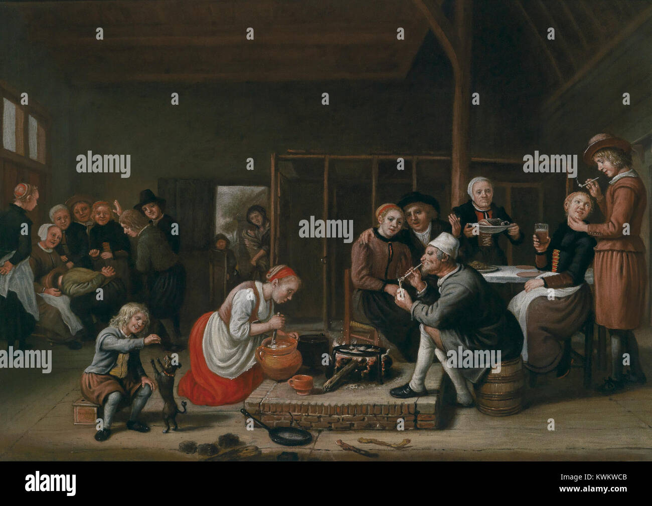 Dutch golden age kitchen hi-res stock photography and images - Alamy