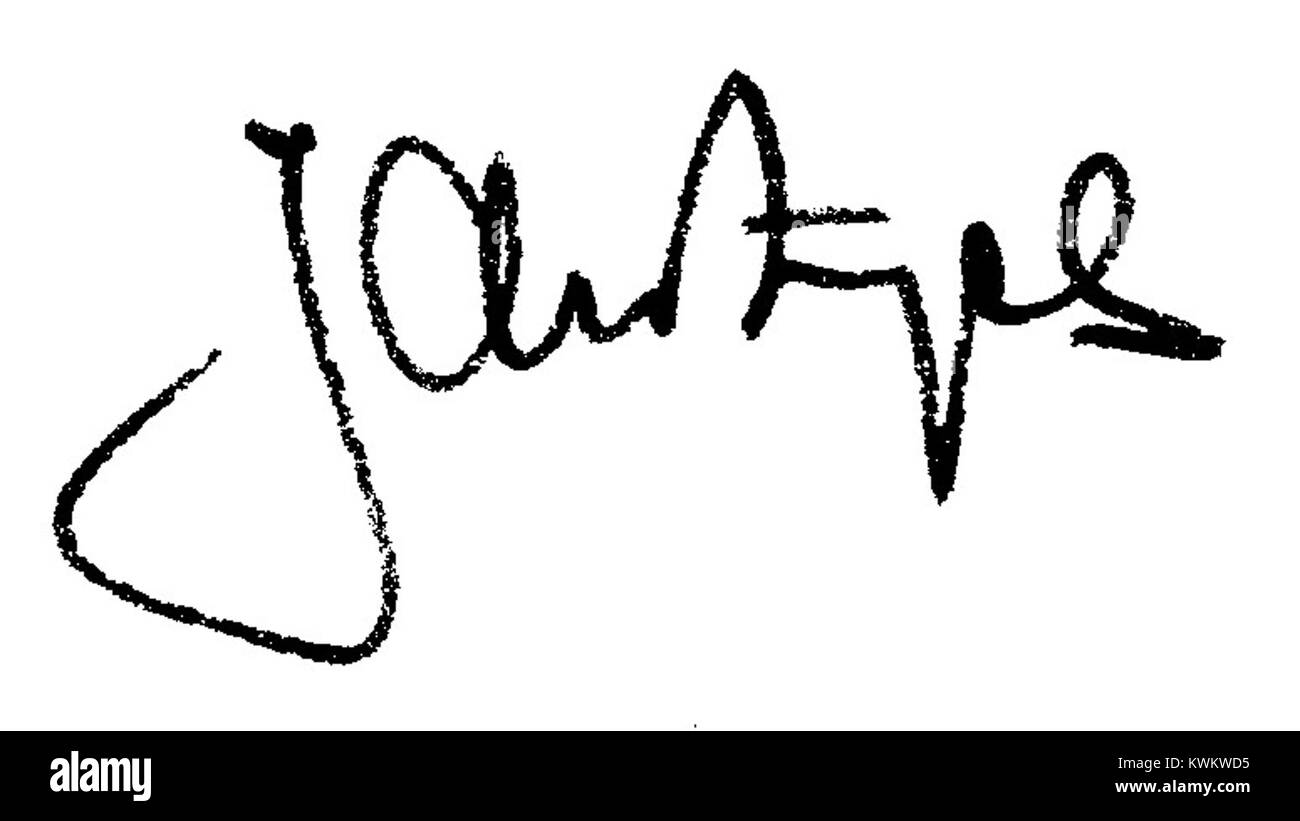 Jan Zych's autograph Stock Photo - Alamy