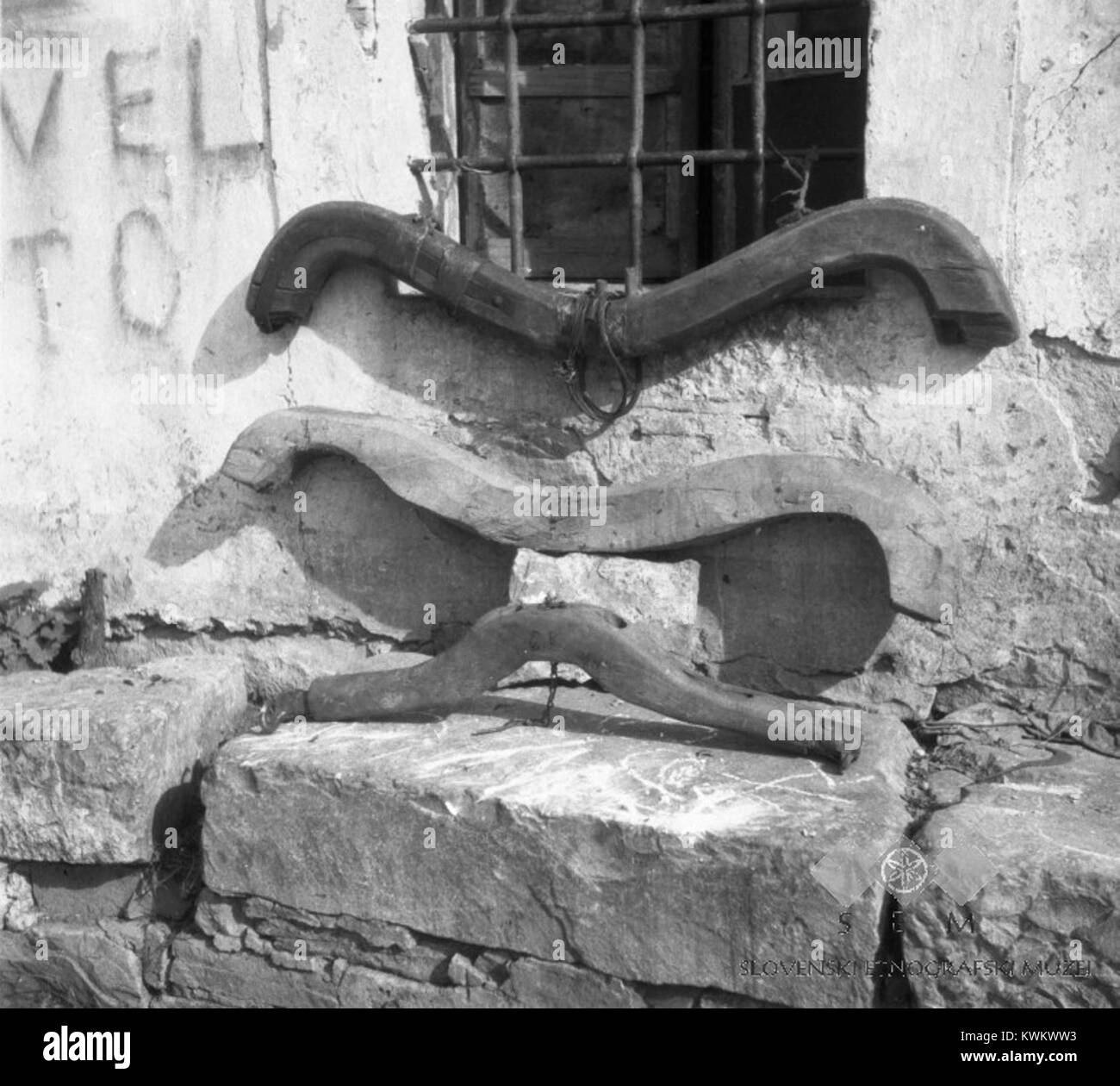 A 1949 photograph taken by Jarmila Pr’ Sordota in the Kortina region ...