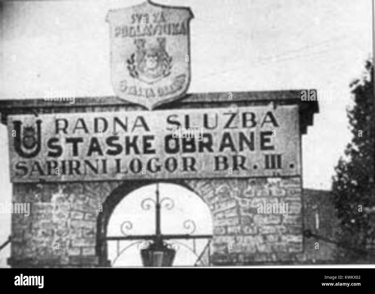 Jasenovac concentration camp complex in Nazi-occupied Croatia operated ...
